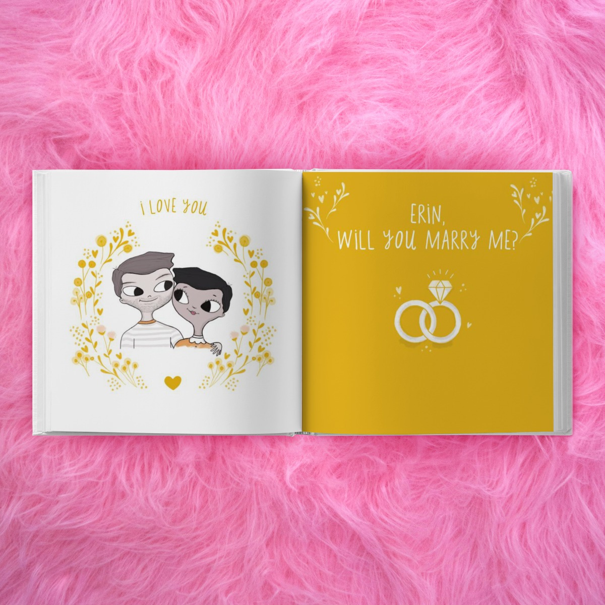 Customized Book of Us: Wedding Proposal