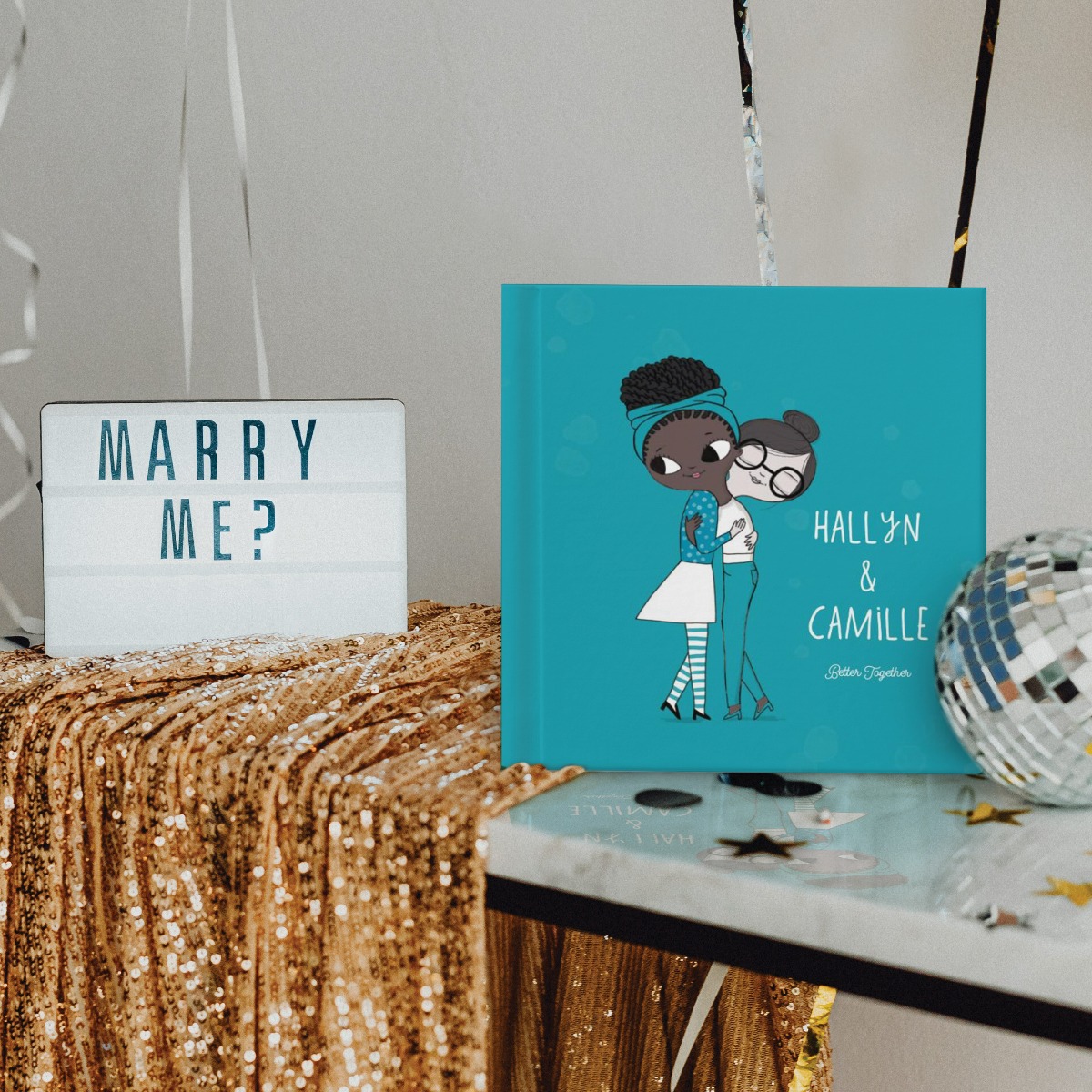 Customized Book of Us: Wedding Proposal